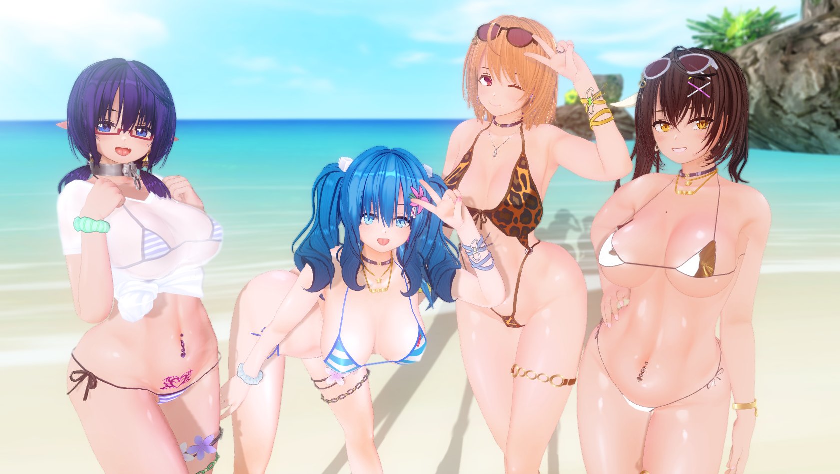 抹茶 on Twitter: "お題「 バカンス 笑顔 記念撮影 」 #cm3d版深夜の真剣エディット60分一本勝負 #COM3D2 https://t.co/697eJQ1oq9 ...