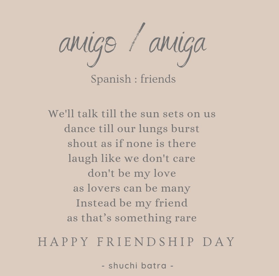 Thank You For Your Friendship Poems