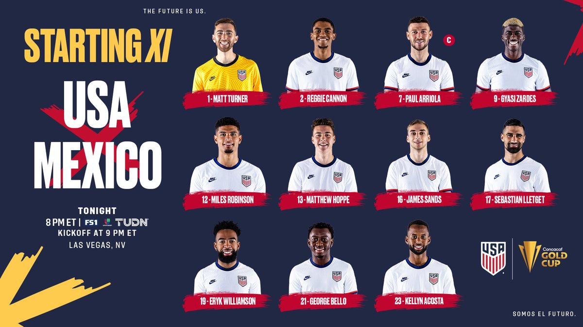 [USMNT] Lineup v. Mexico : r/ussoccer