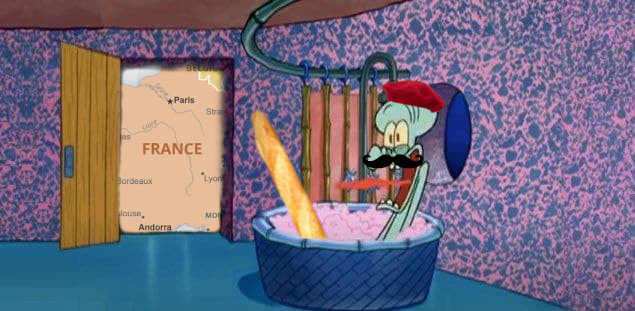 Squidwards House Inside