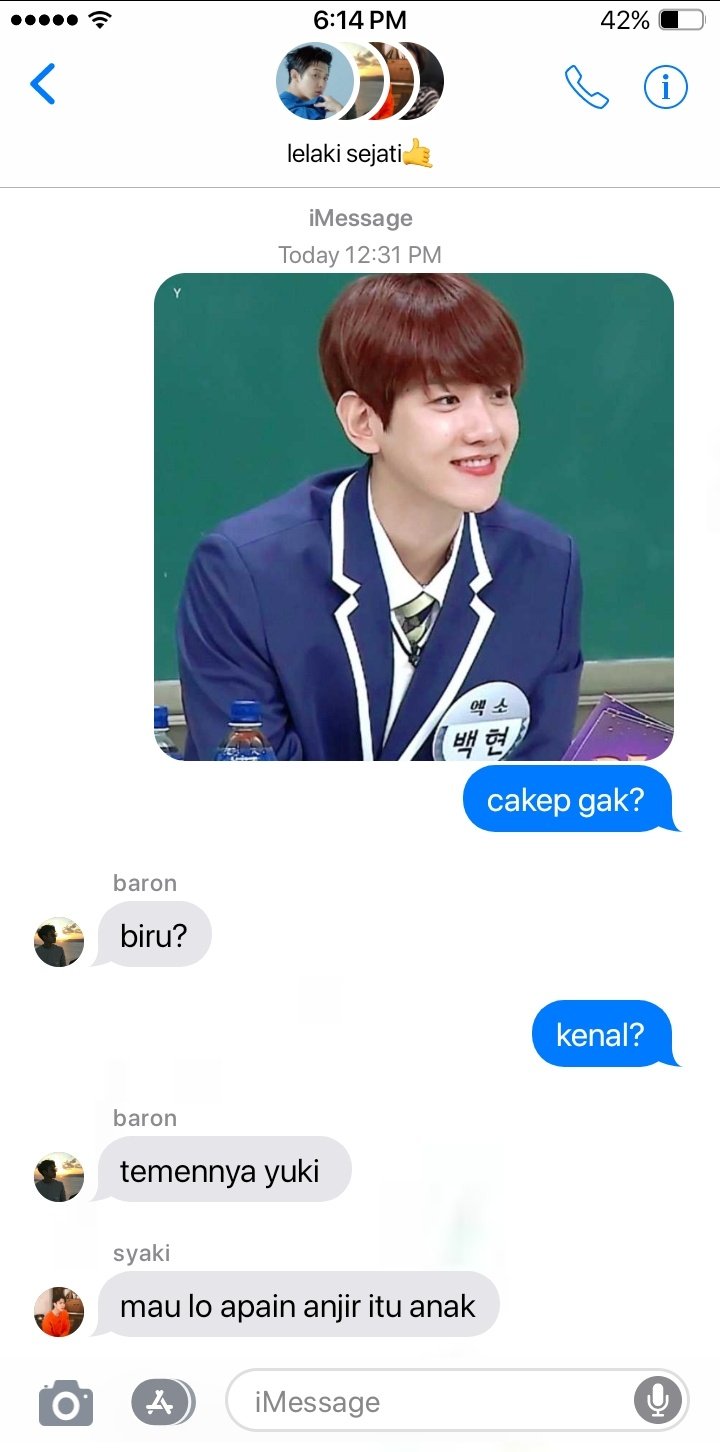 . on Twitter: "-chanbaek lokal au- nabiru kaget pas buka kamar malah ketemu orang asing yang ...