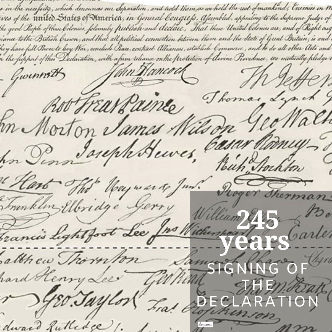 Declaration Of Independence Signatures