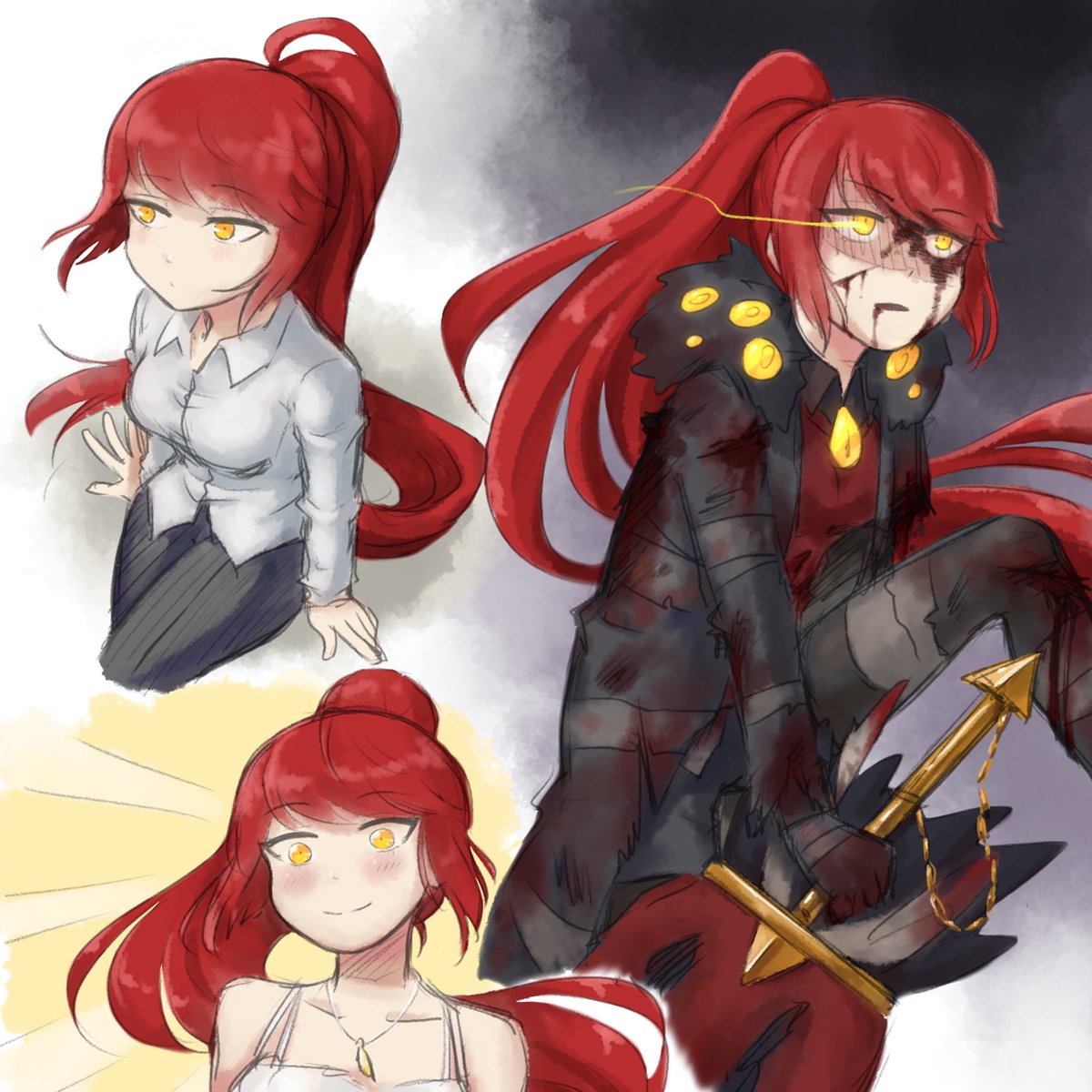 五月晴 Knight Poochart on Twitter: "RT @Knight_Poochart: ？？？突然就把顏色也畫好了 #Knight支部"