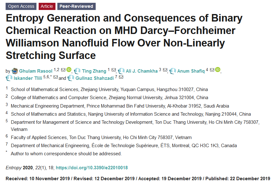 Entropy MDPI on Twitter: "#mdpientropy #topcitedpaper: "#Entropy Generation and Consequences of ...