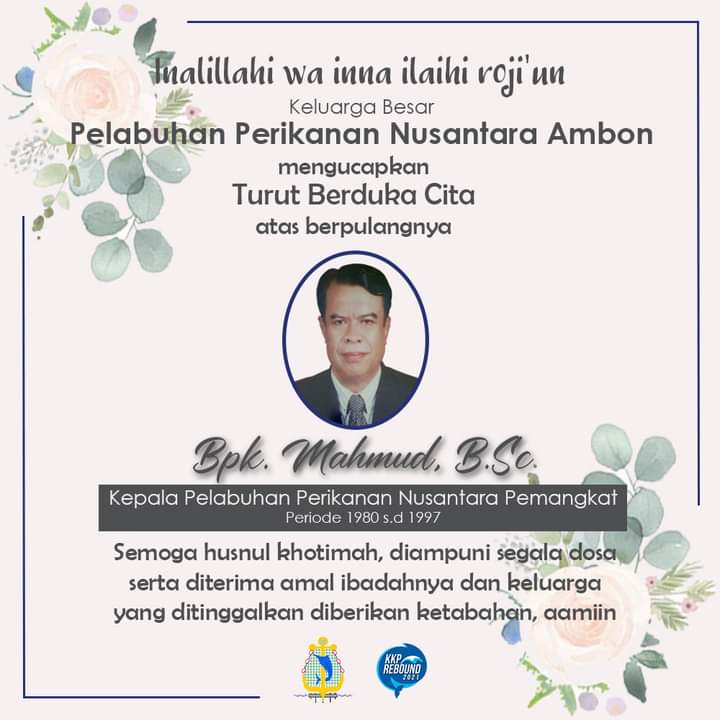 PPN_Ambon on Twitter: "Keluarga PPN Ambon mengucapkan turut berduka cita atas berpulangnya Bpk ...