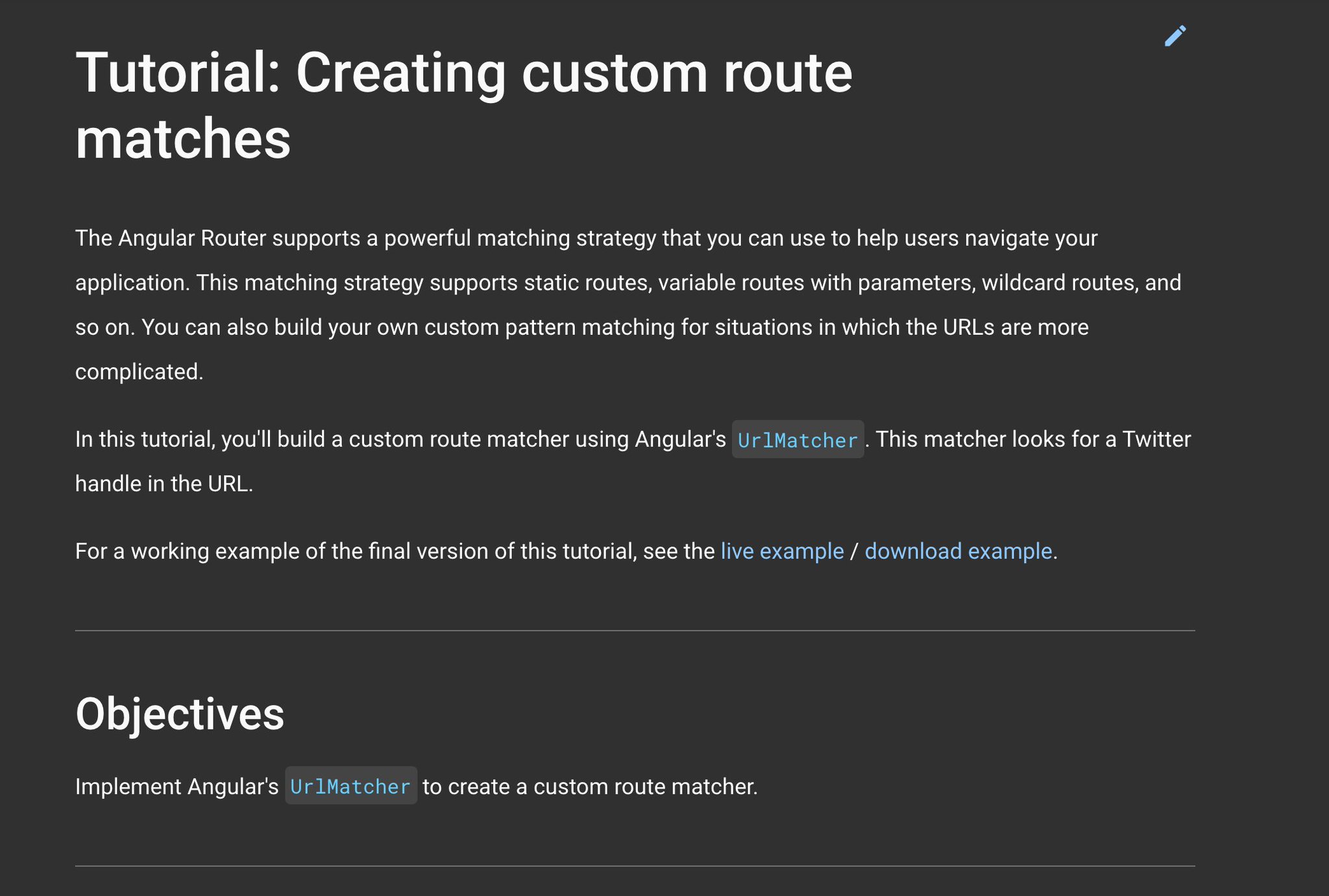 Angular On Twitter Use The Angular Router To Create Custom Route Matches In Our New Tutorial ↓