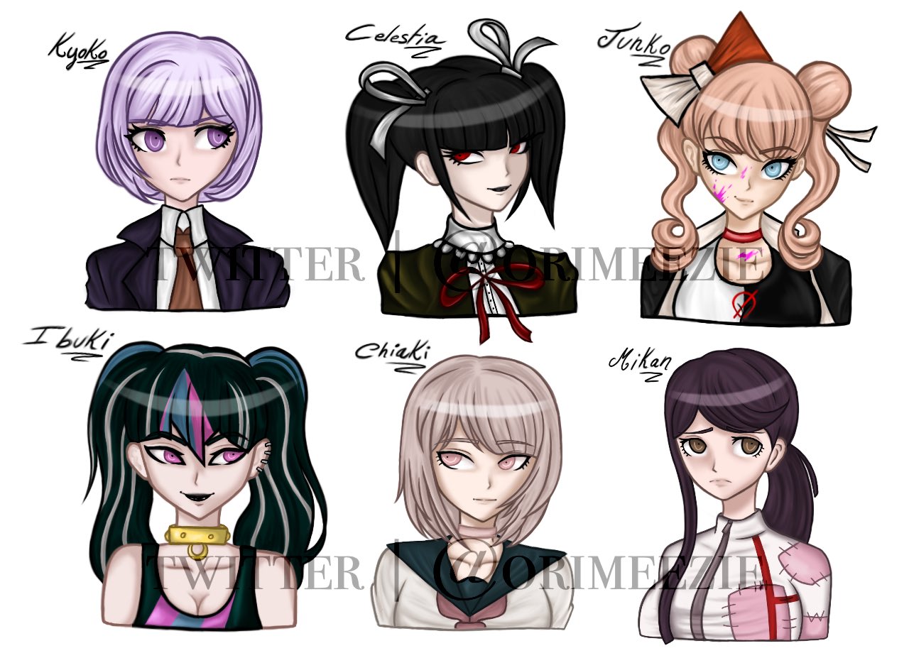 Beta Dangan Ronpa Designs