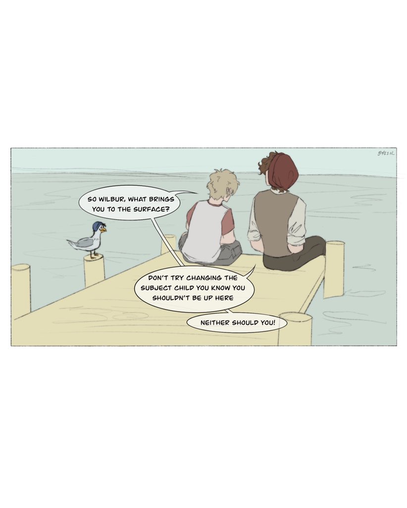 「Wilbur lore but now they're selling nfts at the wilburger ra」bassil :3の漫画