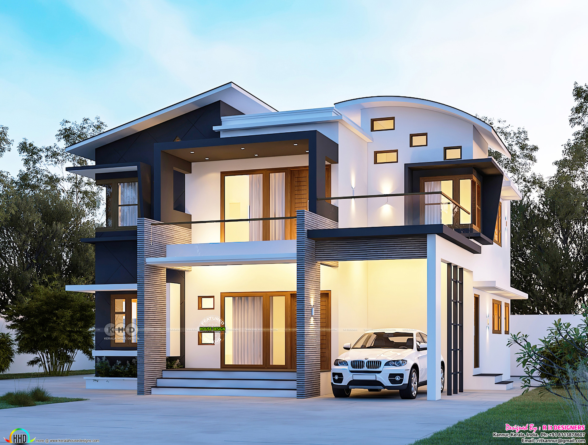 Kerala Home Elevation Beautiful Kerala House Design 2804 Sq Ft Home