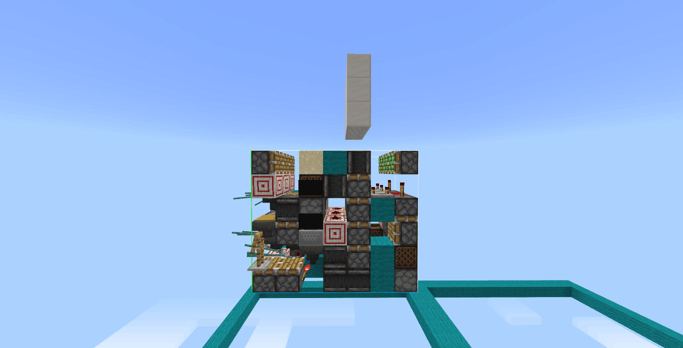 Minecraft Piston Door 3x2