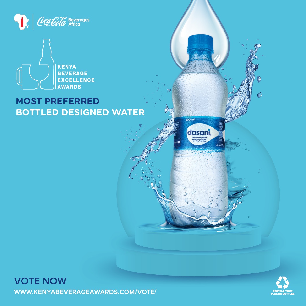 Dasani Water Bottle Coca Cola