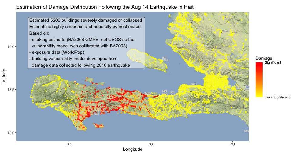 Haiti Earthquake Damage Map