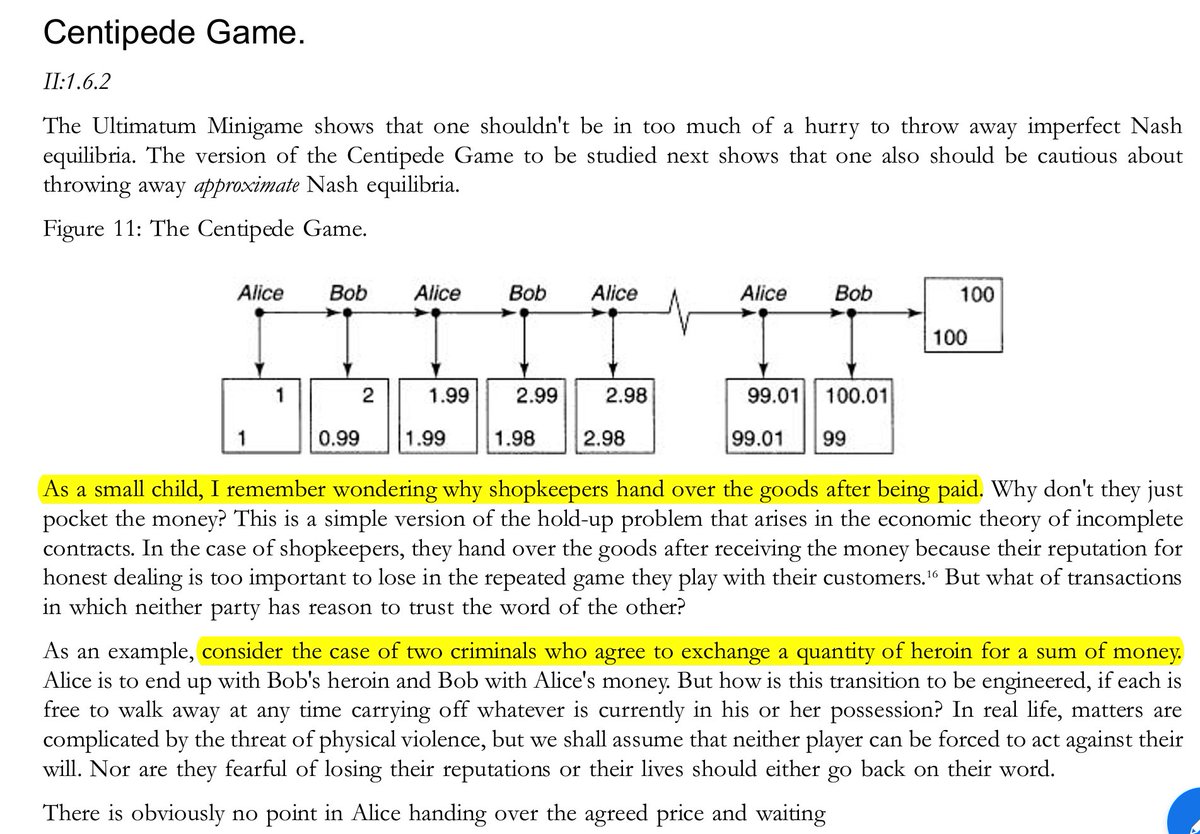 Centipede Game Theory