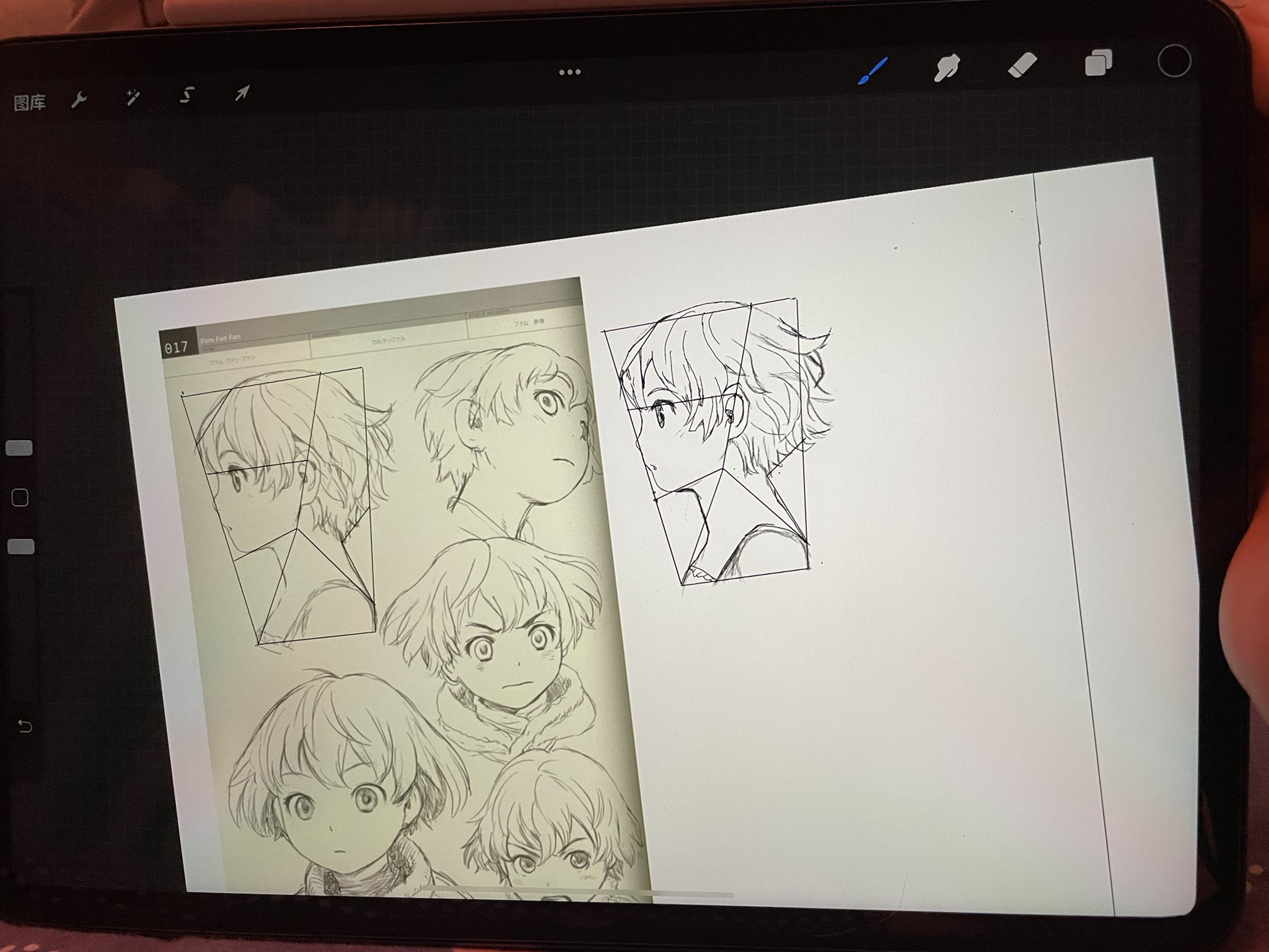 Komiir Li on Twitter: "人像抓型练习（画出来和原图还是挺像的pwp） https://t.co/bKgWB3EVea ...