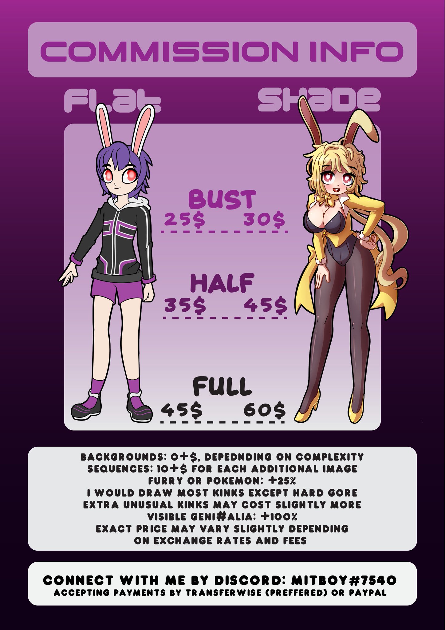 MB 🔞 -Comms open- on Twitter: "Commission price list (+YCHes!) More ...