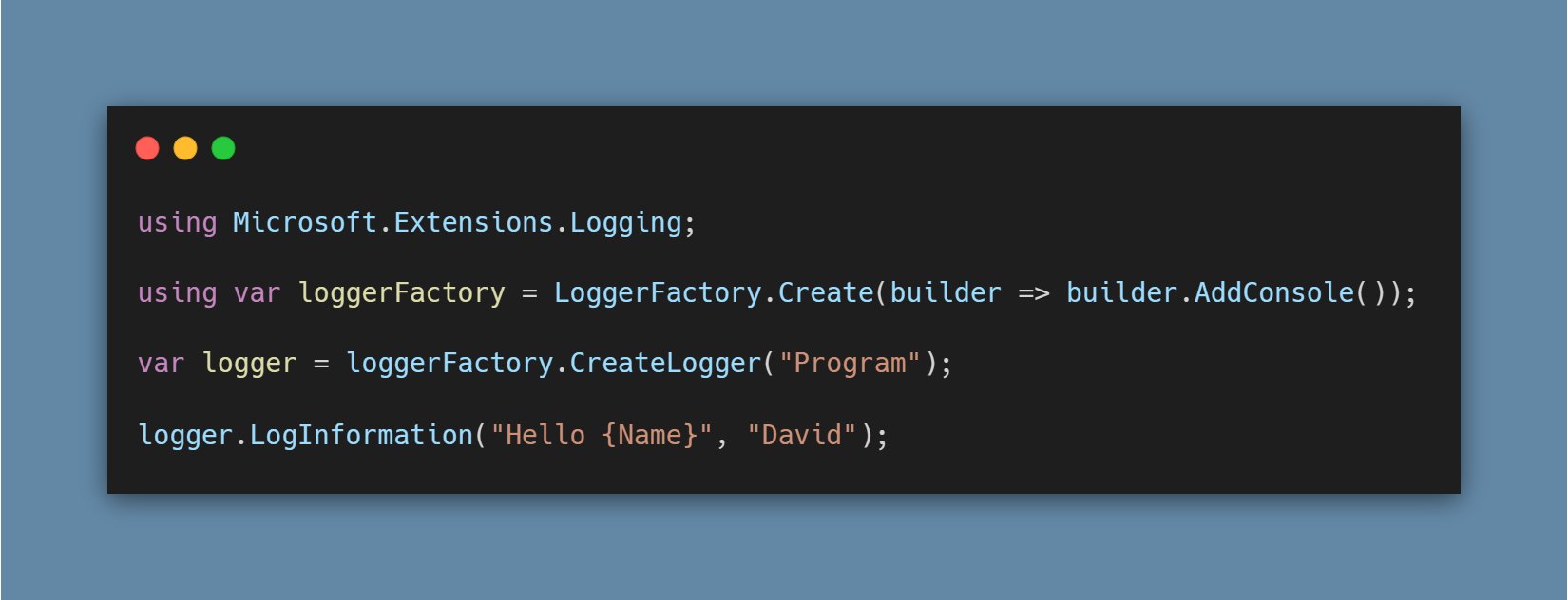 David Fowler 🇧🇧🇺🇸 on Twitter: "New in .NET 6, a logging source generator for more high ...
