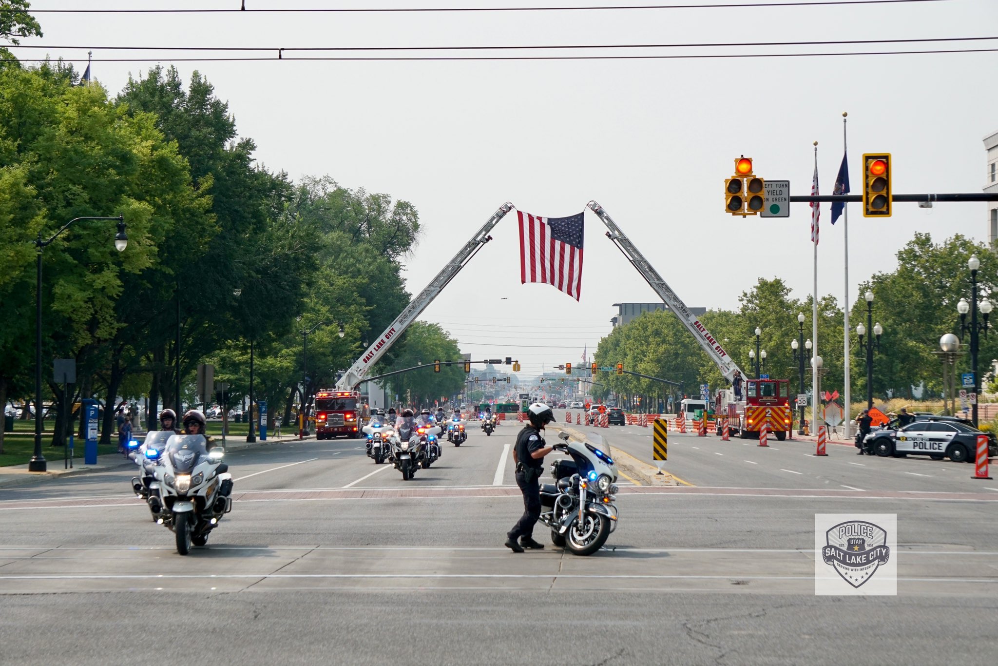 KSL 5 TV on Twitter: "The @slcpd shared these photos Sunday from the "Ride for Fallen Officers ...