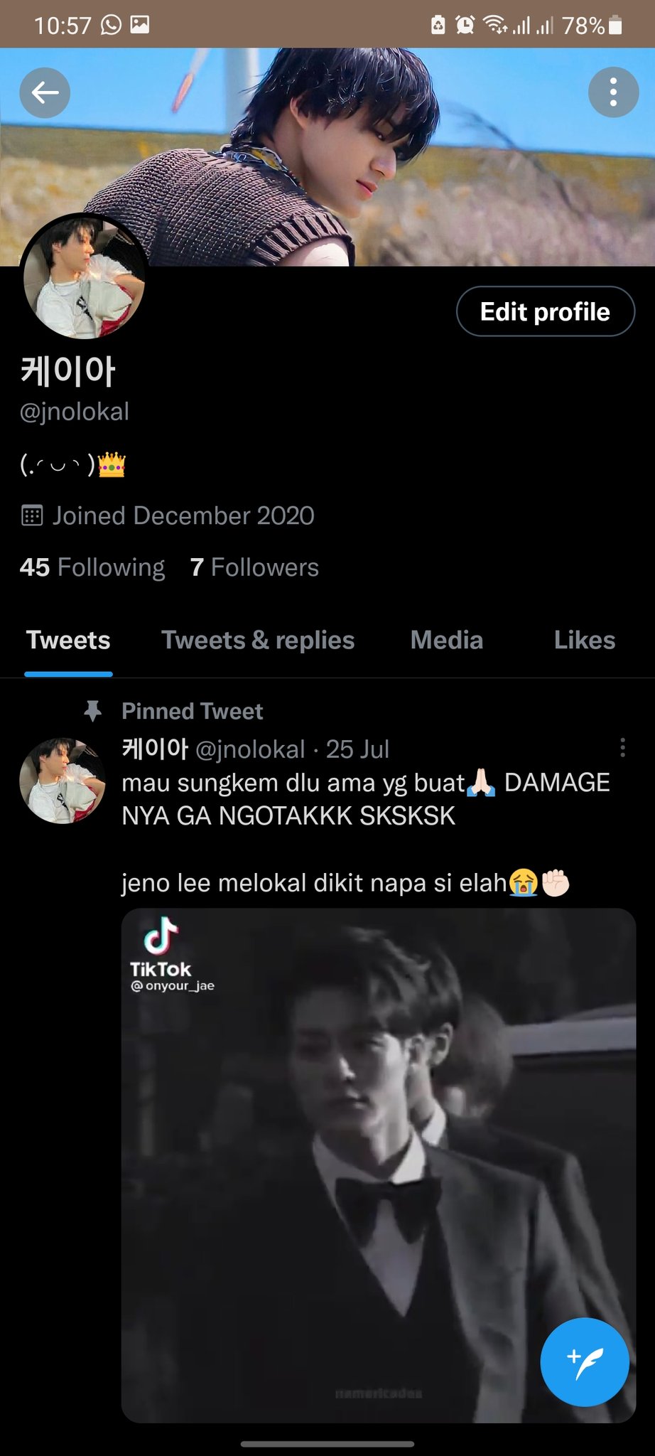 jeno gf on Twitter: "@nct_menfess let's main game nct! lockscreen : jisung homescreen : jeno ...