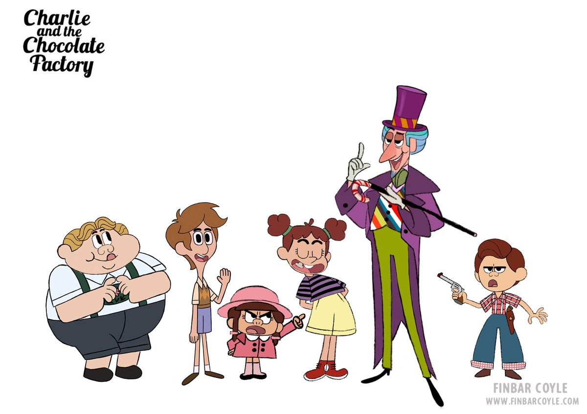 Roald Dahl Characters Charlie Chocolate Factory