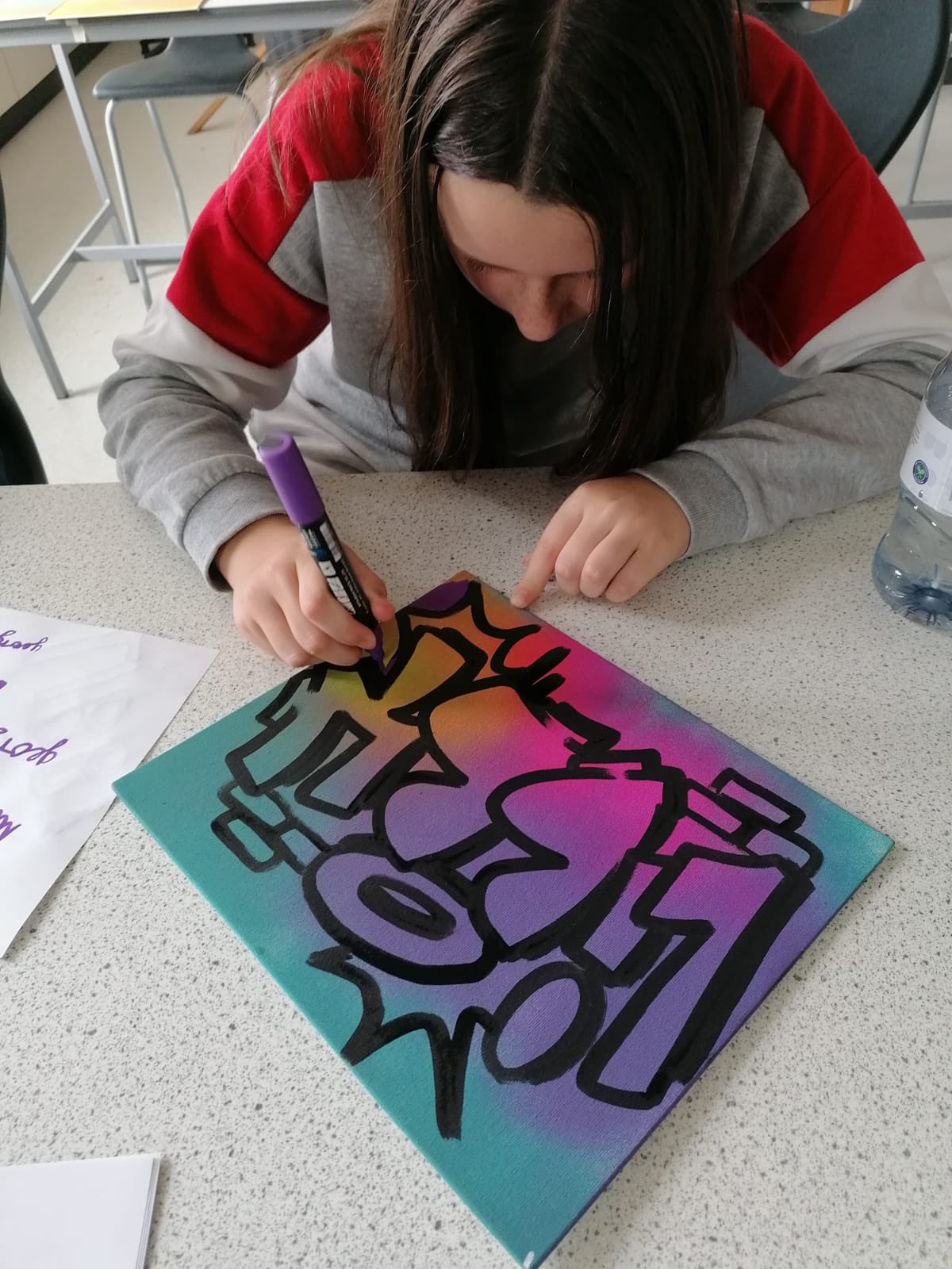 Chailey School on Twitter: "Some photos of students enjoying a graffiti ...