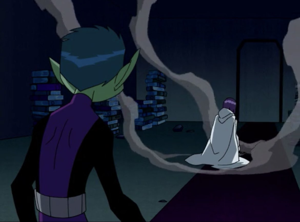 Beast Boy And Raven Hug