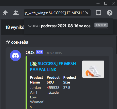 Seba;) on Twitter: "oos good as always s/o @OOS_Bot @OOSMesh @EscapeNotify @goodboyscook ...