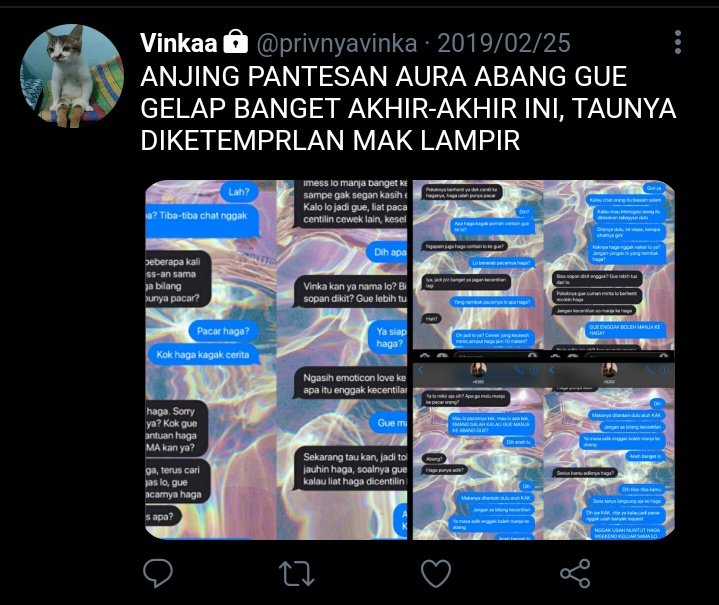 danila on Twitter: "— review pacar bang haga bareng dek vinka— °HC Lee °four tweets au [Edisi ...