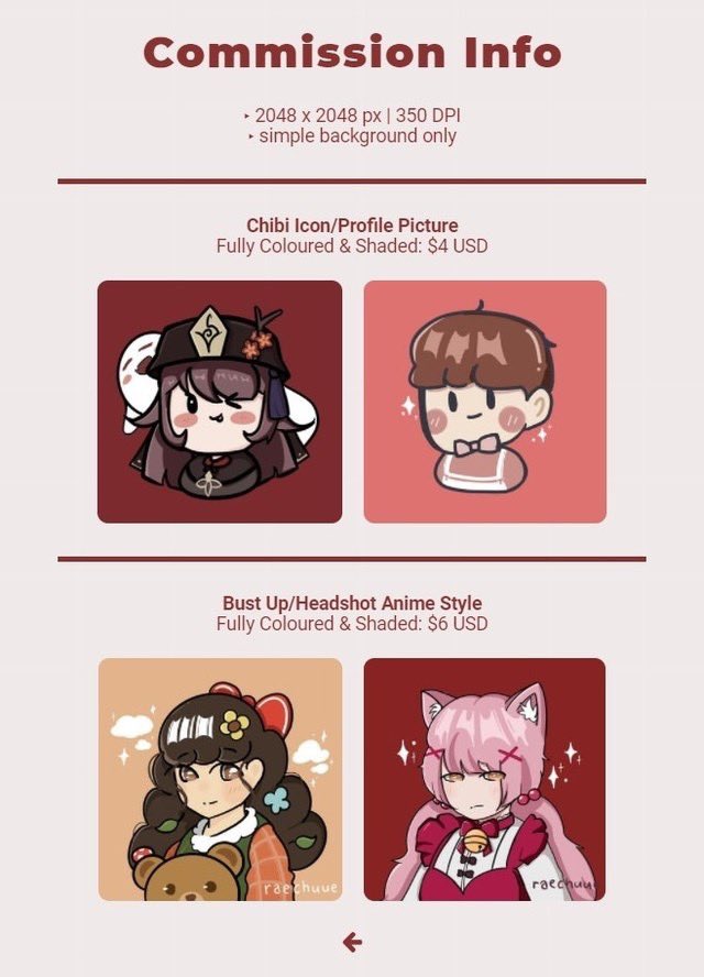 rae | commissions waitlist open ! on Twitter: "Hellloo! My art is mostly based on Instagram ...