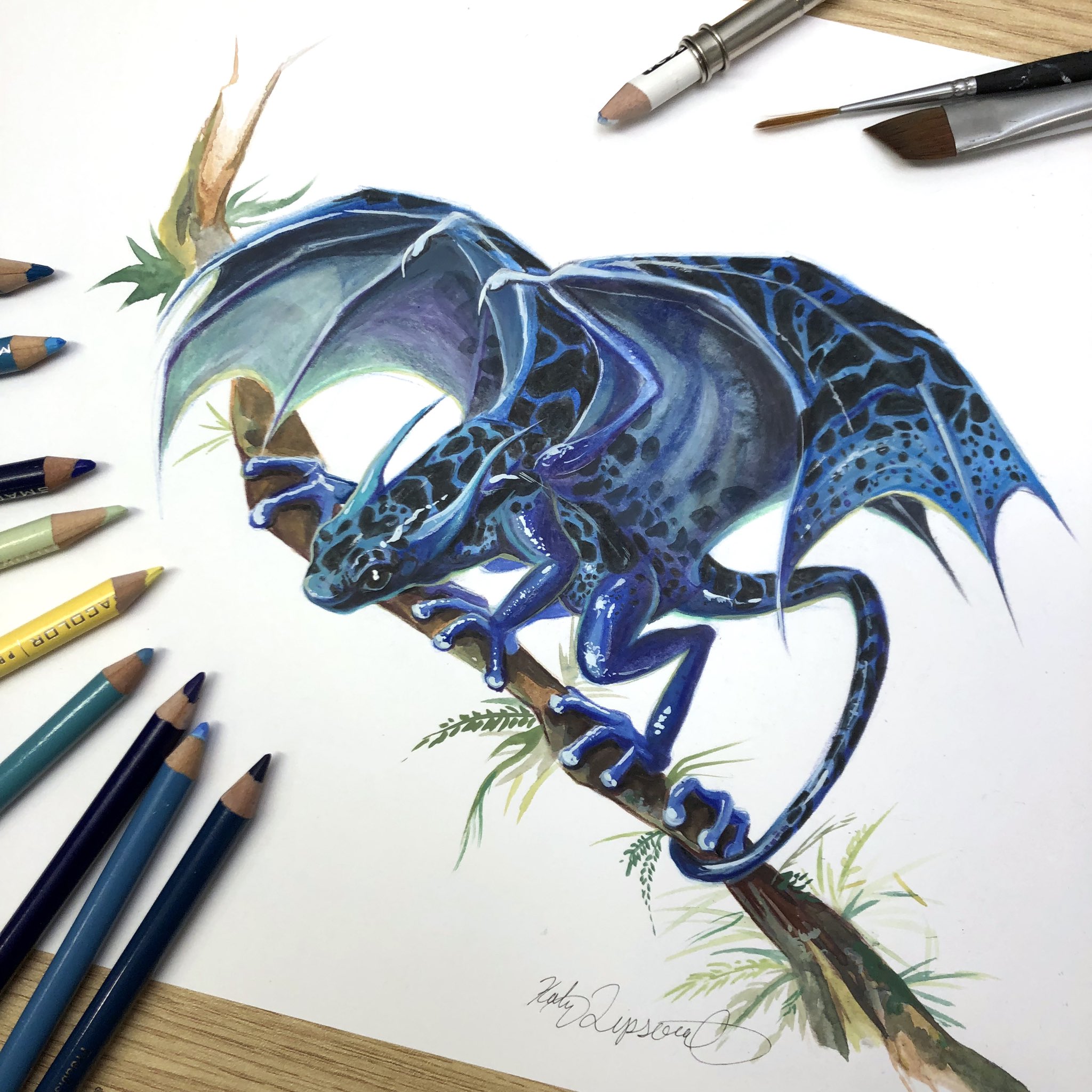 Awesome Drawings Of Dragons In Color