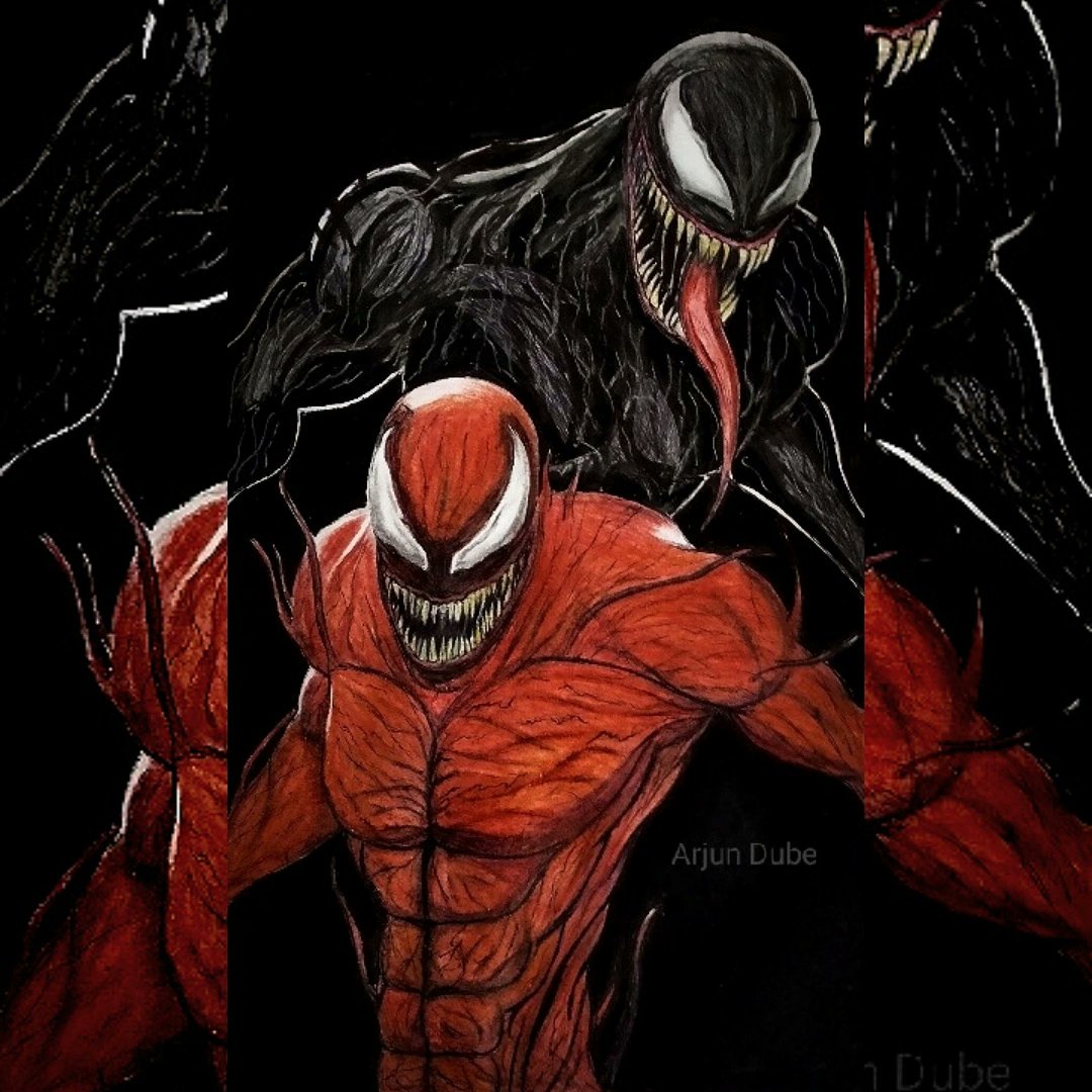 Carnage Drawing Spiderman