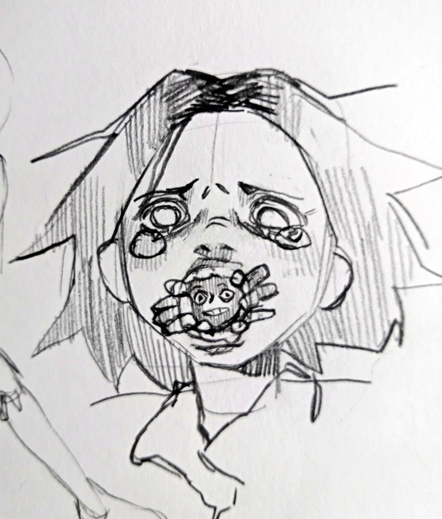 「I want to draw but my fandom hyperfixation is completely gon」Pou 🍉の漫画