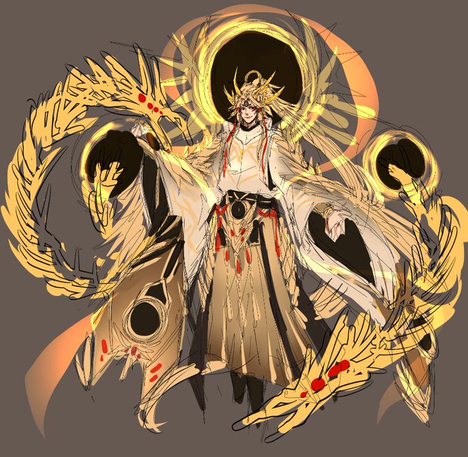 「Void Ghidorah #kaiju 」|simp 💜Thanatos 💀💜のイラスト