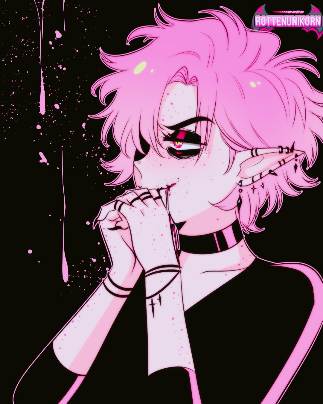 Anime Vampire Male Sad