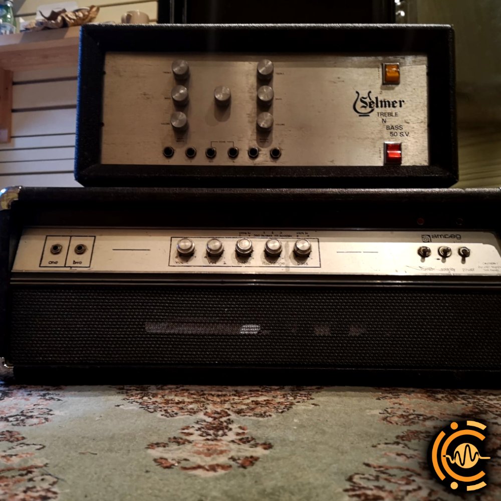 Hellfire Studio on Twitter: "Our Selmer Treble & bass50 and Ampeg4BT (1978), Just back from ...