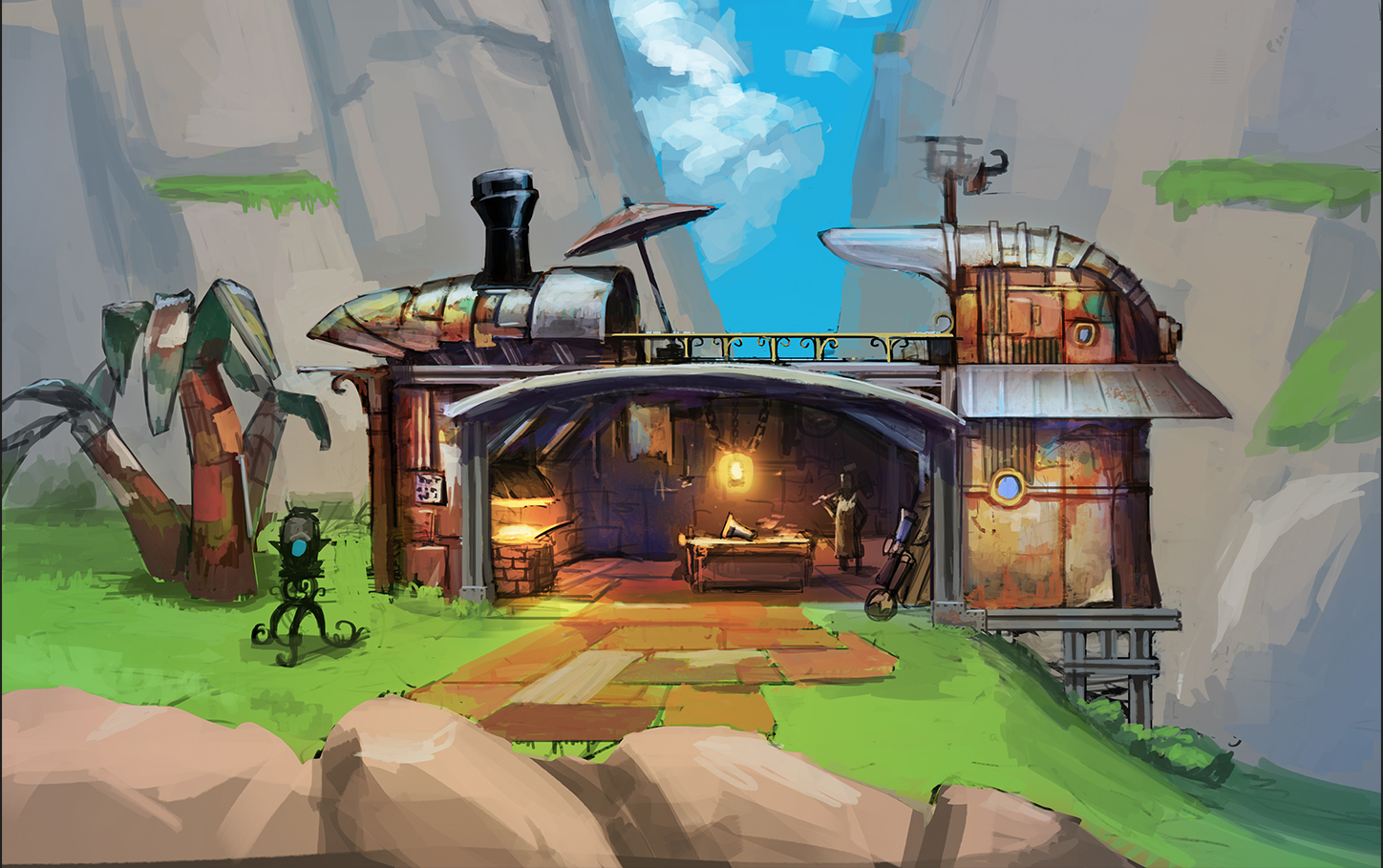 Snowcastle Games on Twitter: "Today we decided to take you back to the concept art days of the ...