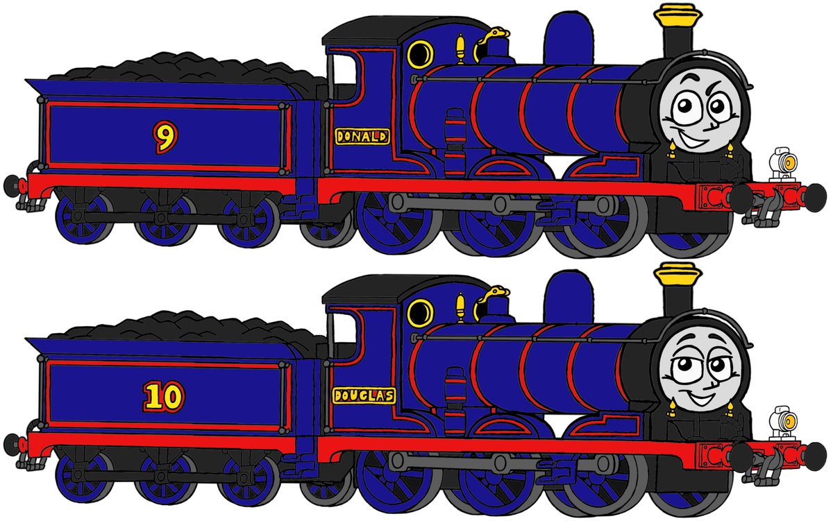 Thomas And Friends Donald And Douglas Blue