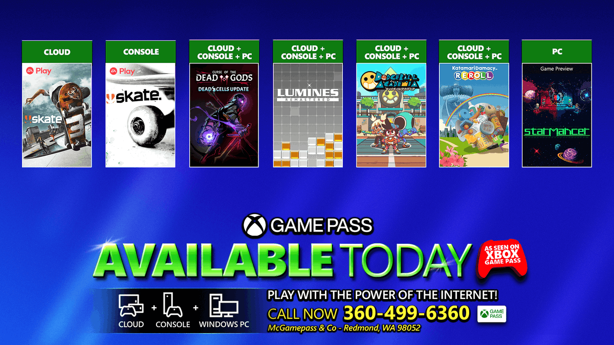 V A R I E T Y Xbox Game Pass @xboxgamepass