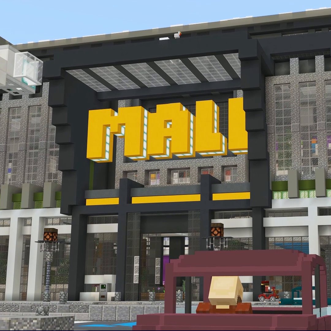 Minecraft Shopping Mall Minecraft Three Pines Mall