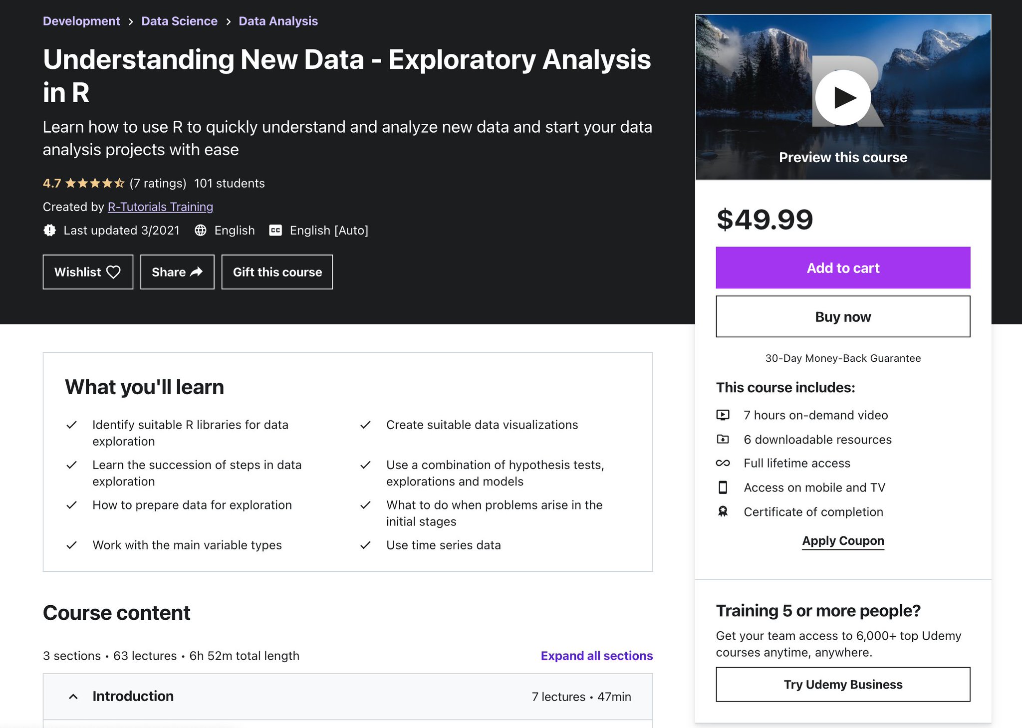 Dr. Ganapathi Pulipaka 🇺🇸 on Twitter: "8 Online Courses For Exploratory Data Analysis. #BigData ...