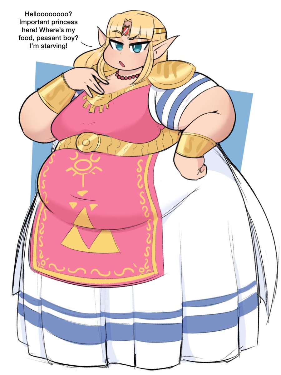 Princess Zelda Weight Gain