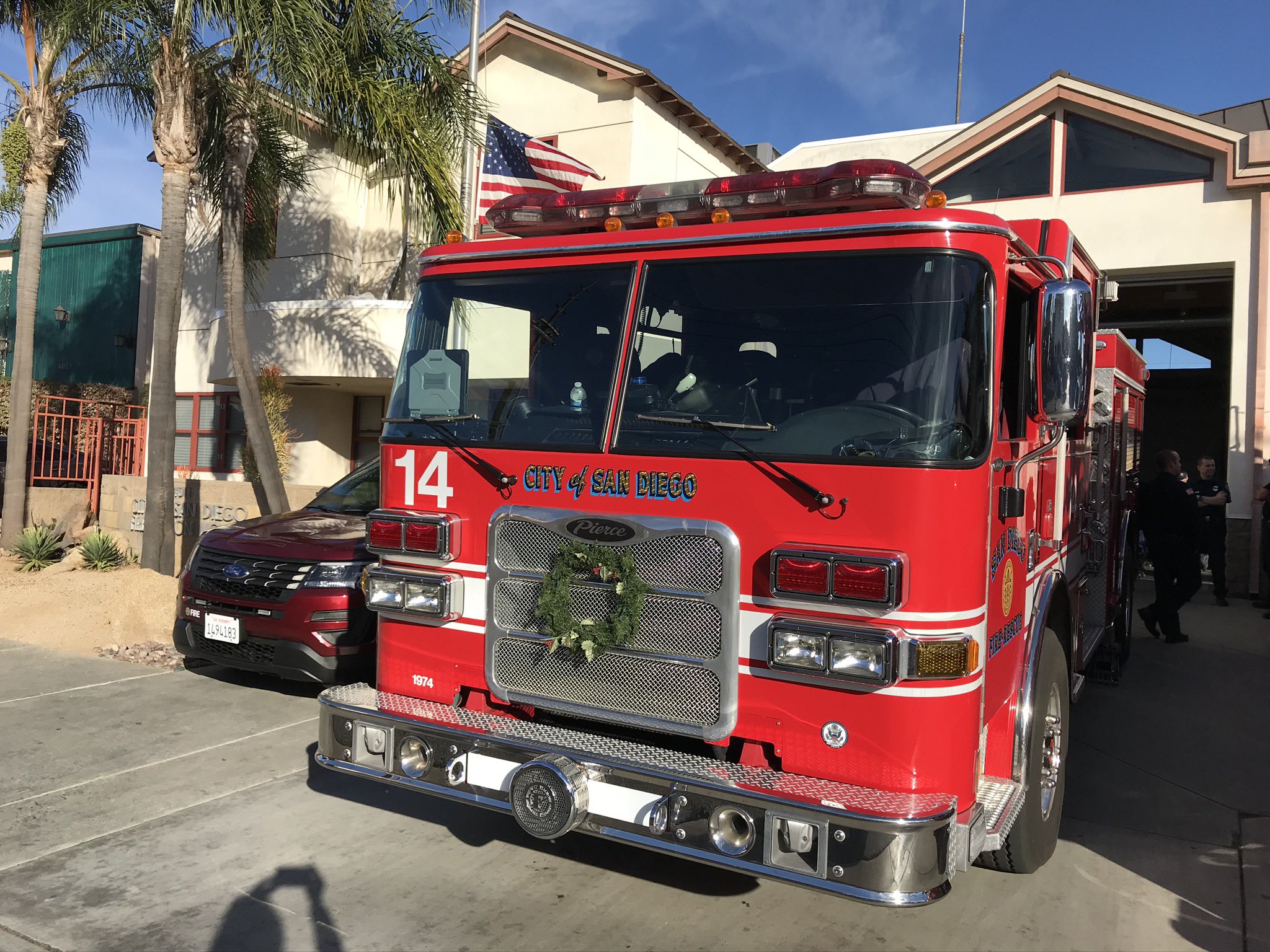 San Diego City Fire Wallpaper