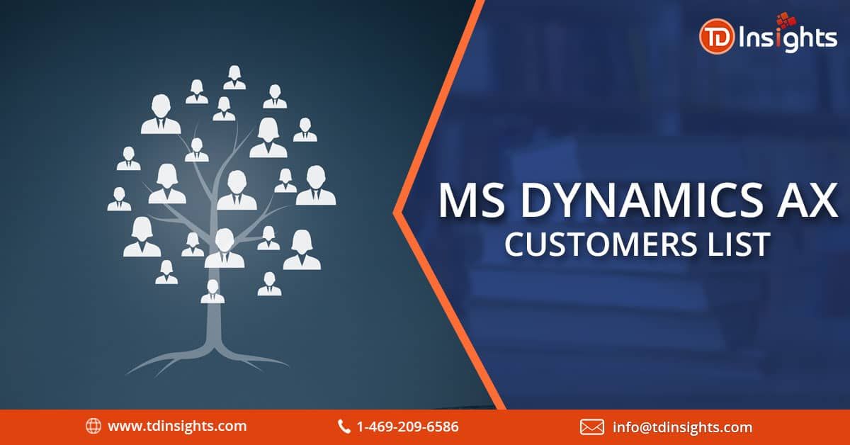 TDInsights on Twitter: "Enhance your business with our #Microsoft Dynamics AX customers list ...