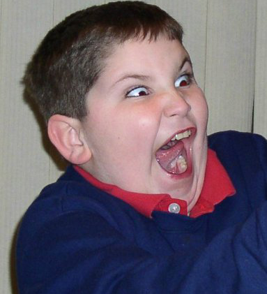 Overly Excited Meme Face
