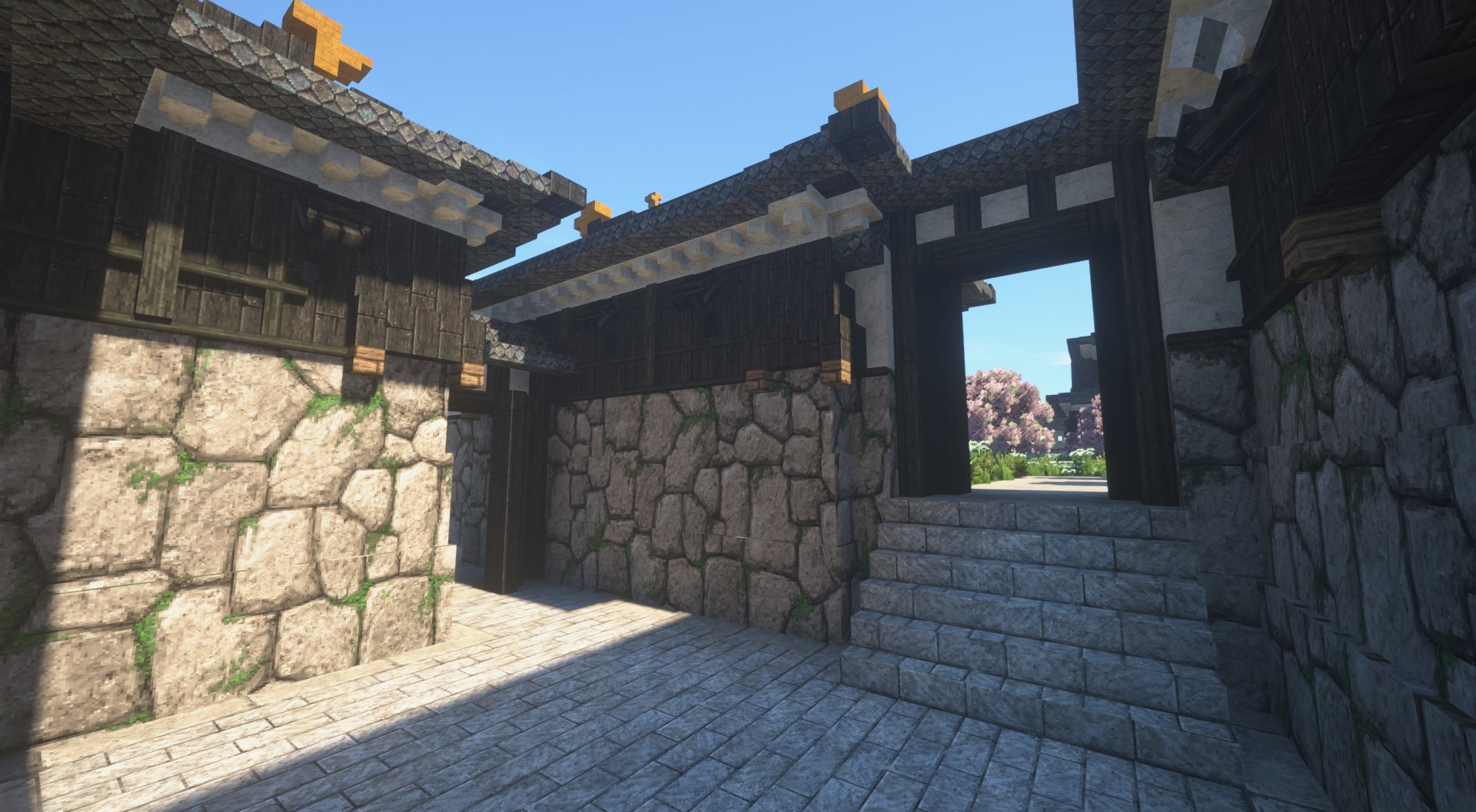 Minecraft Japanese Wall