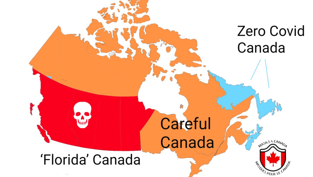 RT: Updated map! Manitoba joins the 'Florida' Canada with their removal ...