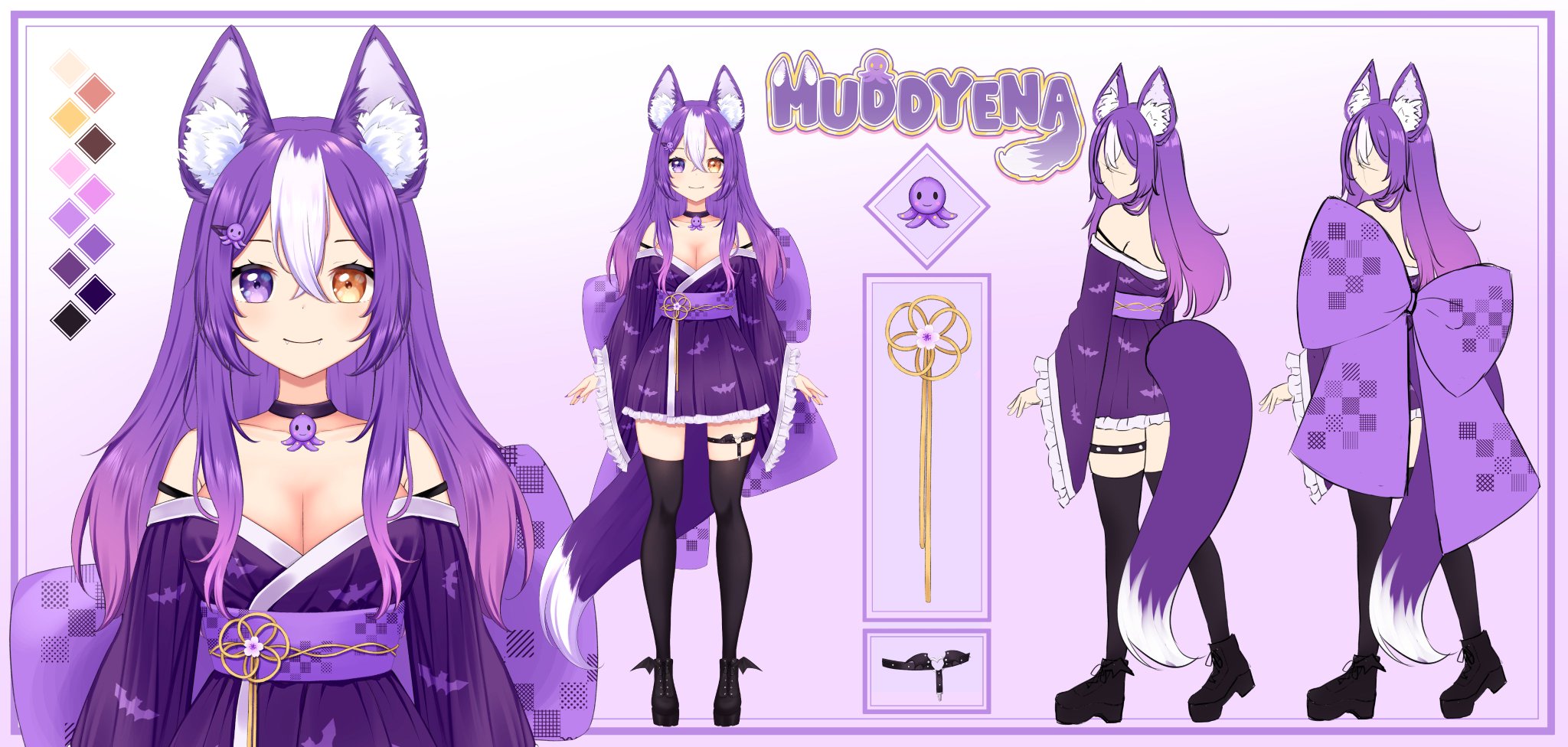 Muddy🦇ENVtuber🦊 on Twitter: "HENLO CUTIES! IT'S TIME FOR MY MODEL REVEAL! The name is Muddy ...