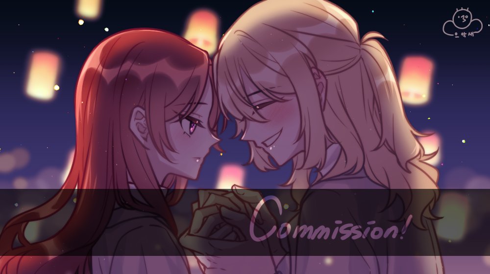 극악무도한 컴션주 | 으악새 on Twitter: "💙후레야매 커미션 작업완료!…