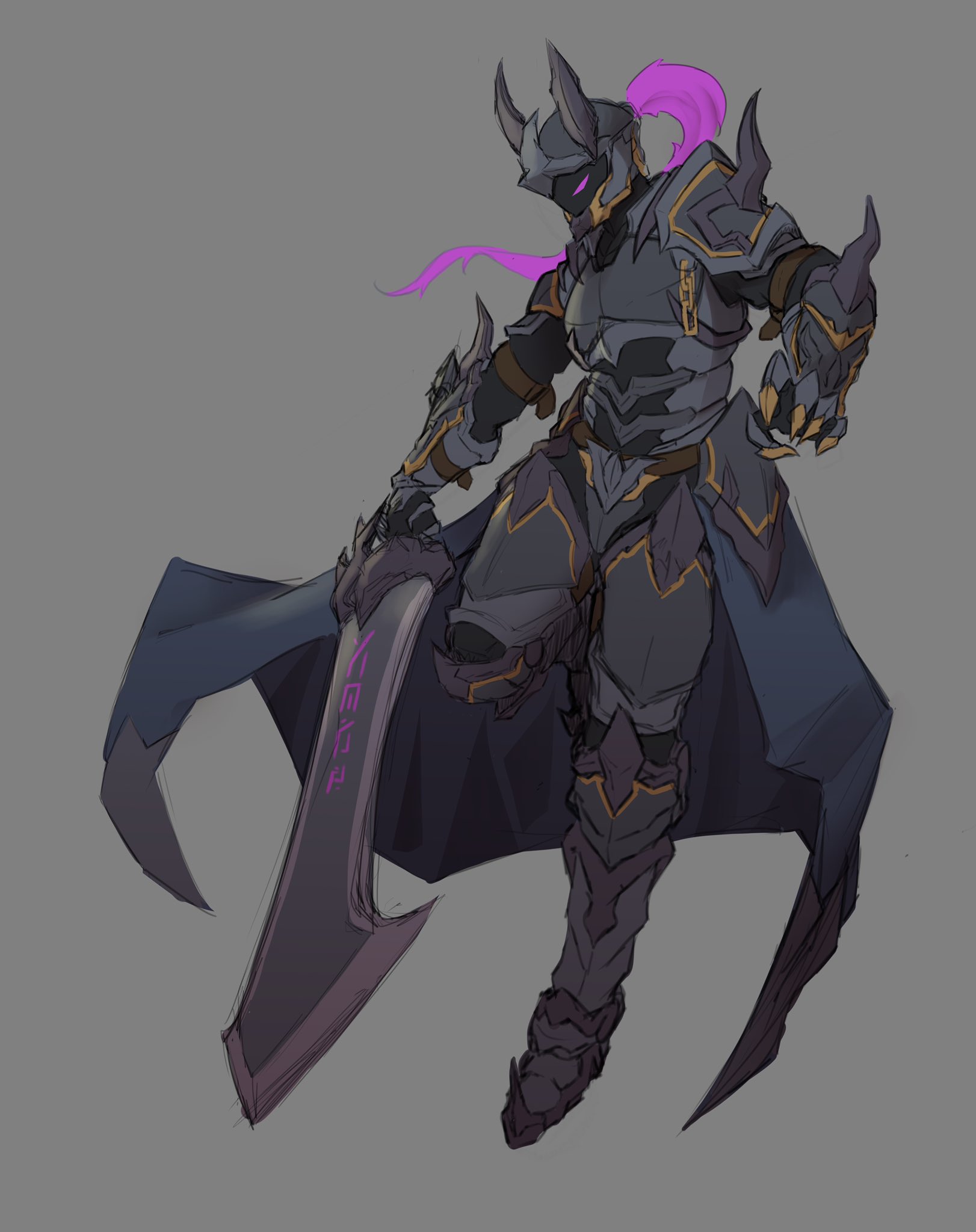Anime Dark Knight Armor