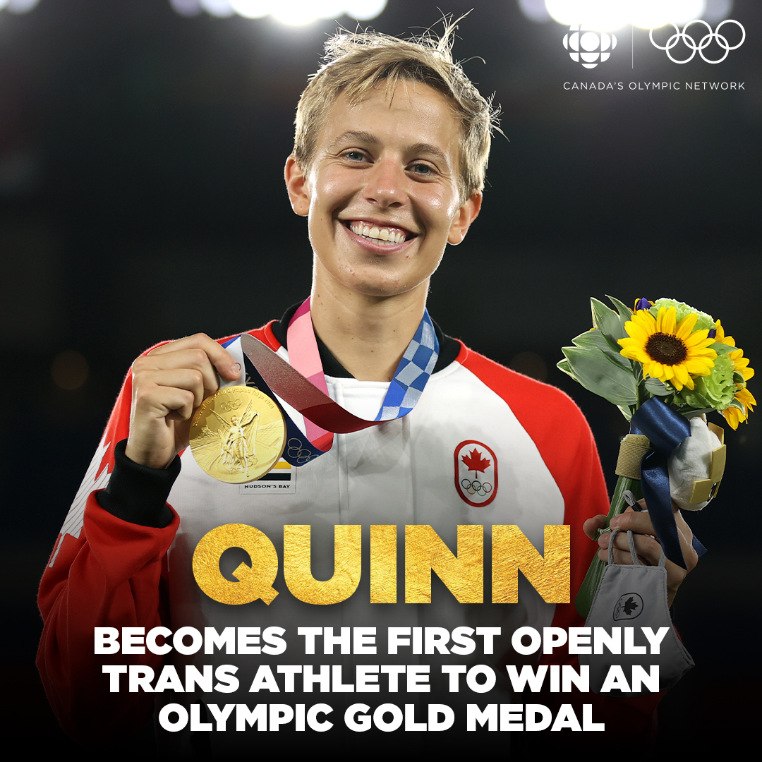 Canada S Quinn Makes History As The First Openly Transgender Athlete To Win An Olympic Medal