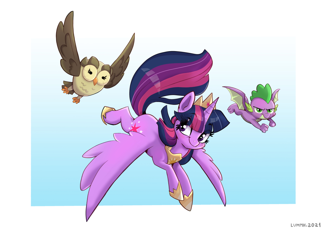 My Little Pony Twilight Sparkle Princess Flying